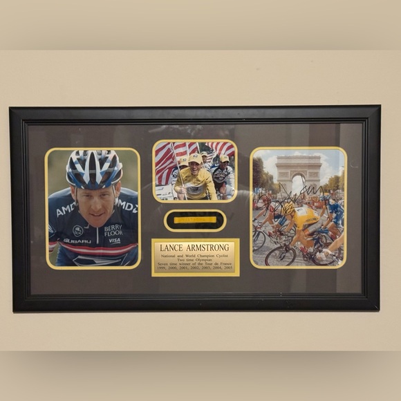 Accents | Rare Lance Armstrong Autographed World Champion Commemorative ...